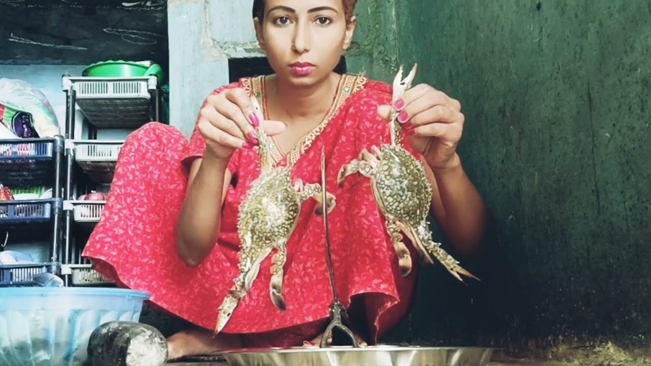 how to clean sea blue crab 🦀 Sayan sathi vlogs 💕🌺🌷 - YouTube