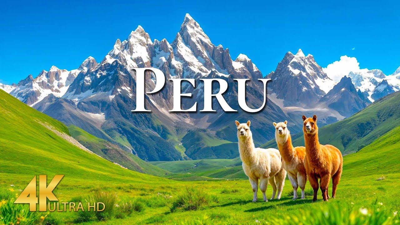 FLYING OVER PERU 4K UHD - Breathtaking Andes Machu Picchu & Scenic ...