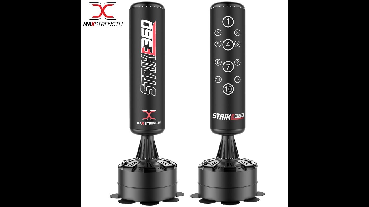 Max Strength Heavy Duty Free Standing Boxing Target Punch Bag 6ft ...