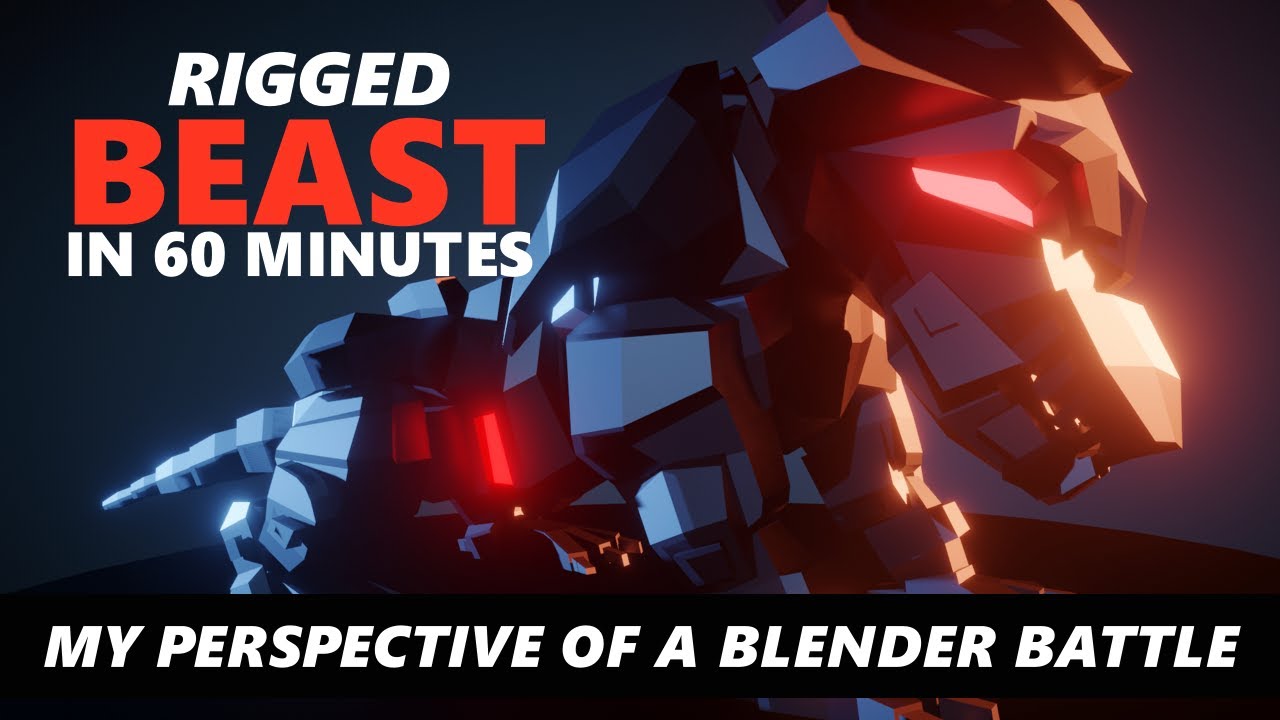 I joined a BATTLE to model a BEAST in 60 minutes - YouTube