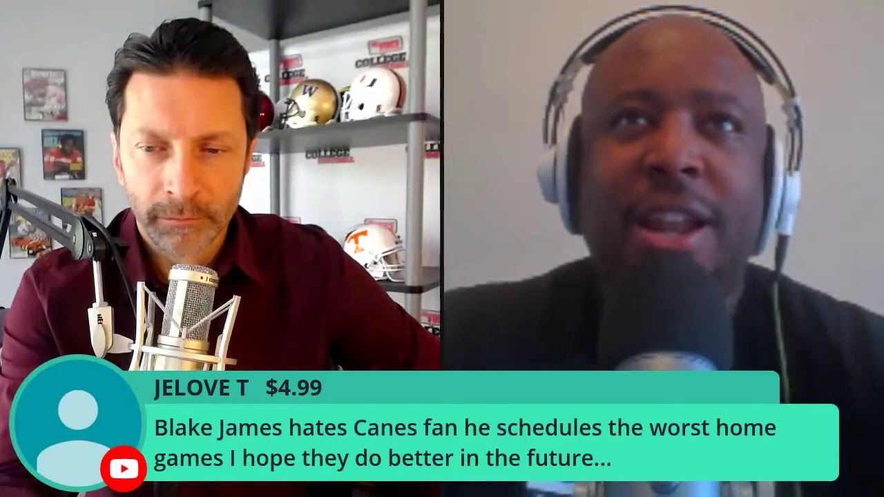 BLAKE JAMES Performance Evaluation / Miami Hurricanes Talk - YouTube
