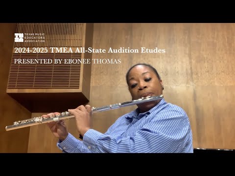 2024-25 TMEA All-State Flute Etude No. 1 - YouTube