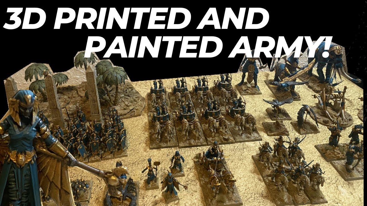 3D Printed and painted up an alternativ army for Warhammer The Old ...