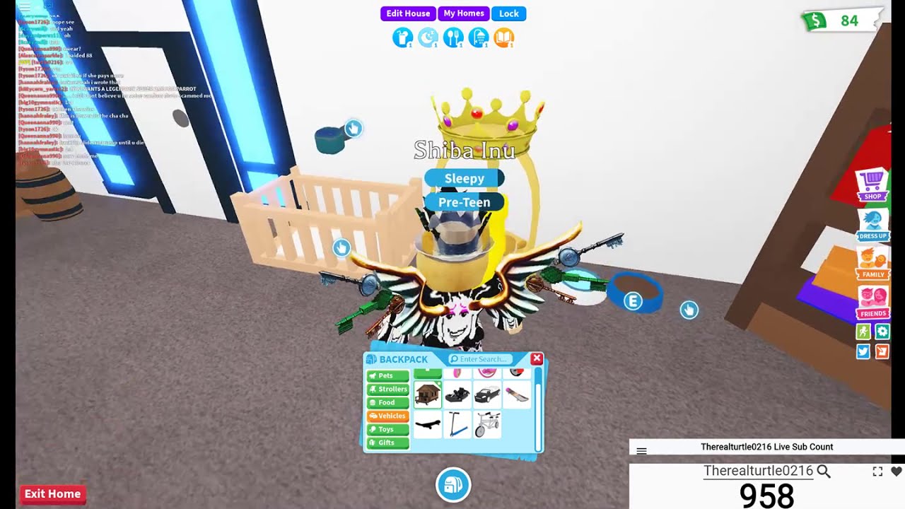 Roblox: Adopt Me! playing this because yes. 2nd stream! - YouTube