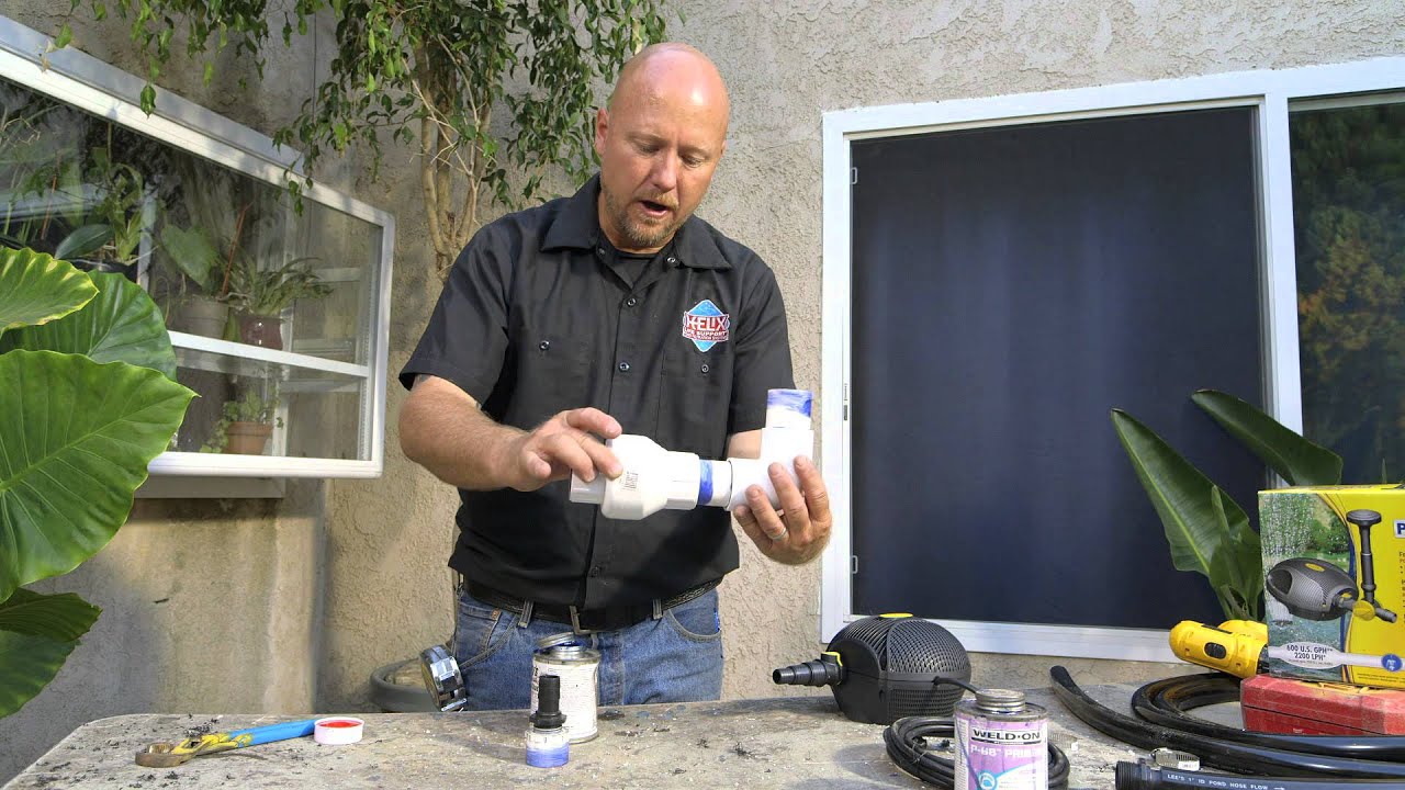 Patio Pond with Bog Filter | Pond Plumbing - Part 6 - YouTube