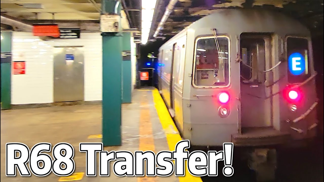 ⁴ᴷ⁶⁰ R68 being Transferred Along the A and C Lines to Concourse Yard ...