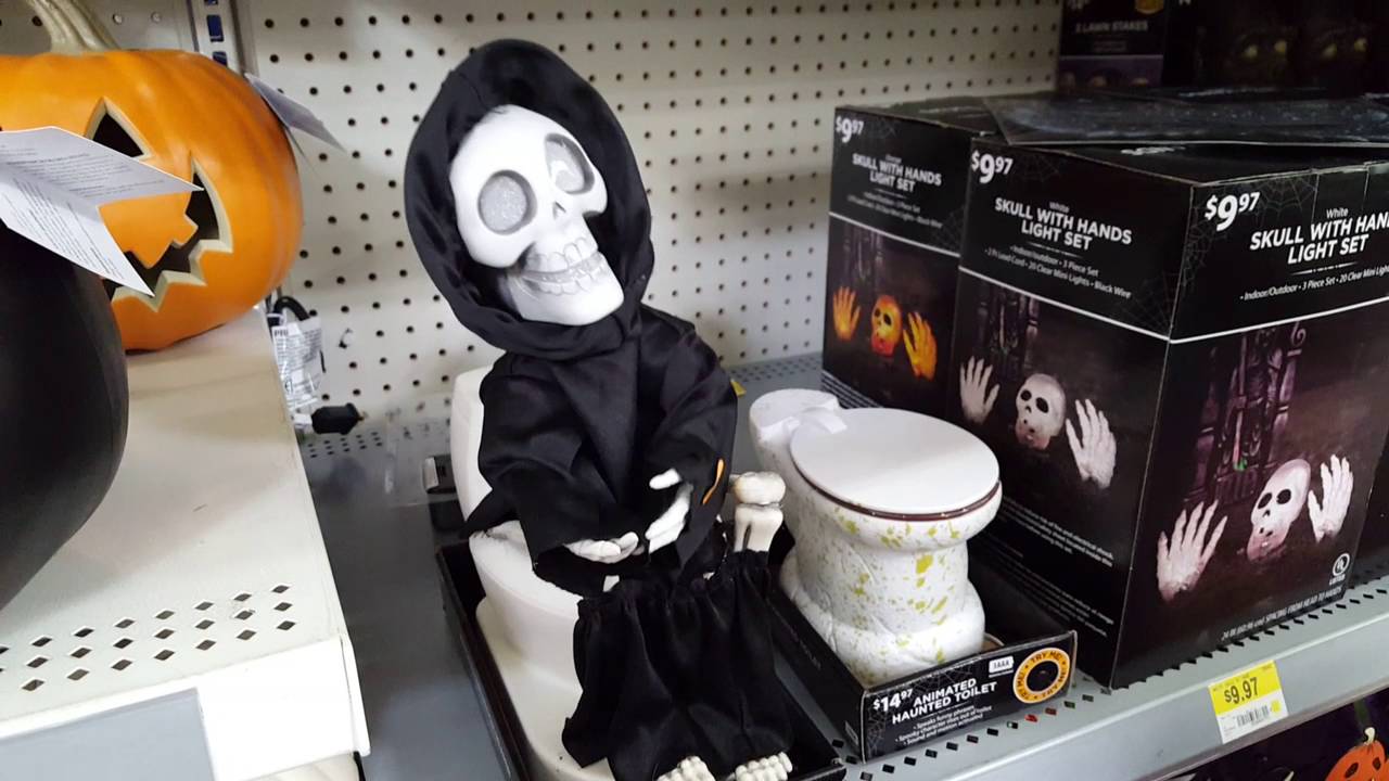 Skeleton Singing on Toilet - YouTube