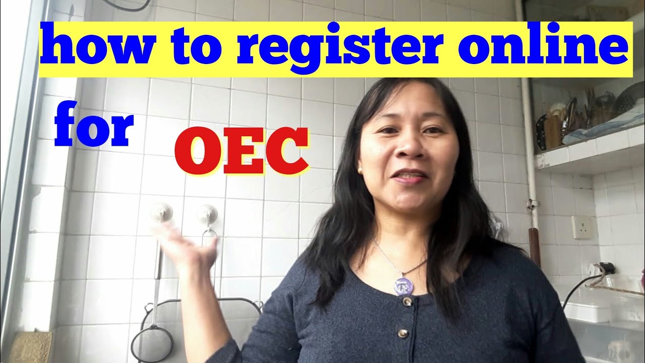 How to register OEC exemption online - YouTube