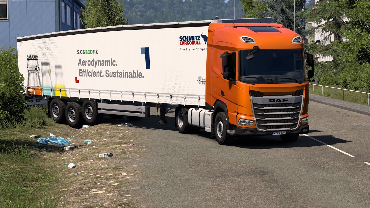 ETS 2 - Using the Schmitz Cargobull S.CS EcoFIX to Transport Fuel Tanks ...
