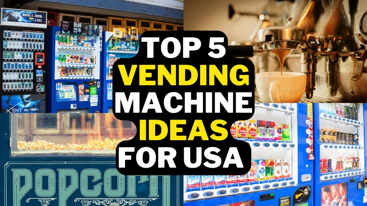 🇺🇸 5 Vending machine business ideas in USA - YouTube