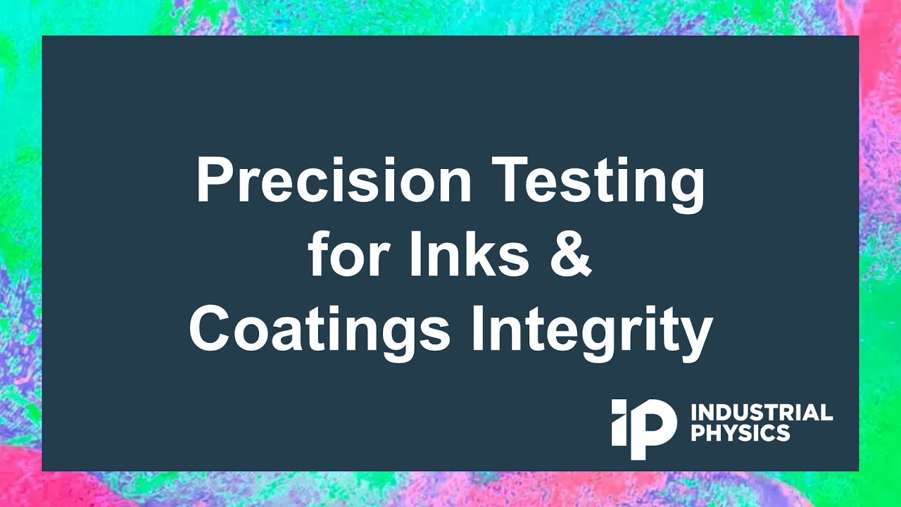 Precision Testing for Inks & Coatings Integrity - YouTube