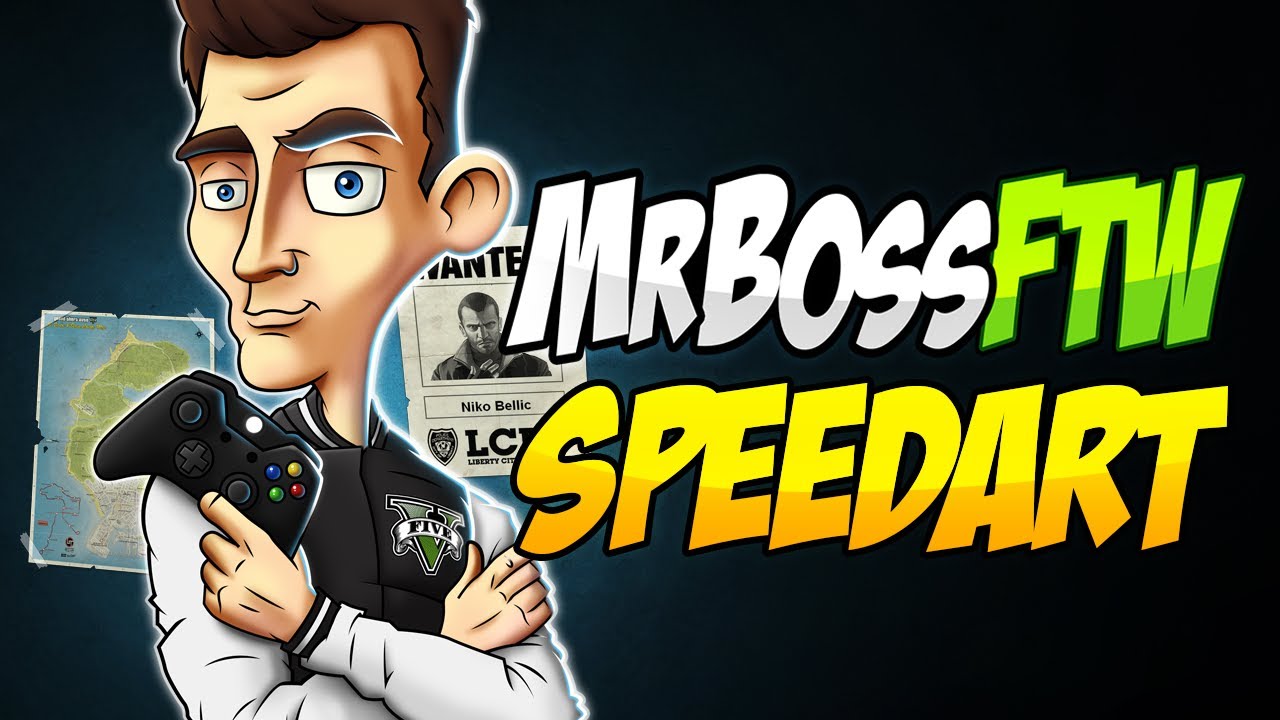 Speed Art | MrBossFTW Character Illustration - YouTube