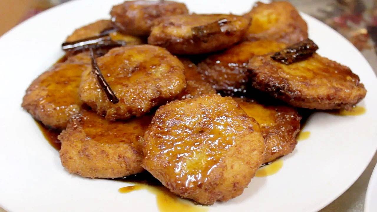 Preparando unos Riquisimos NUEGADOS DE YUCA Y PLATANOS EN MIEL - YouTube