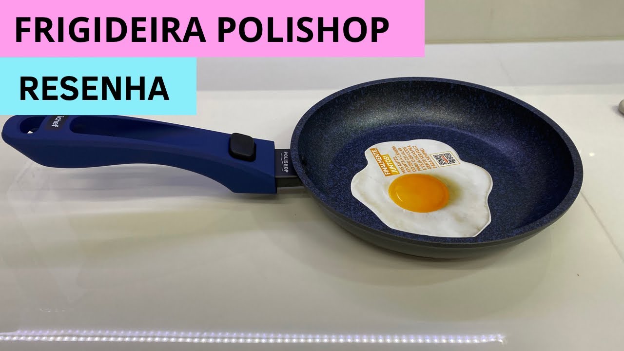 RESENHA FRIGIDEIRA POLISHOP ANTIADERENTE - YouTube