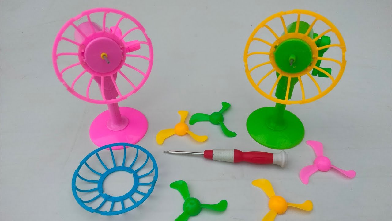 2 Satisfying Mini Toy Hand Fan Repair \ Mini Electric Fan \ Present Toy ...