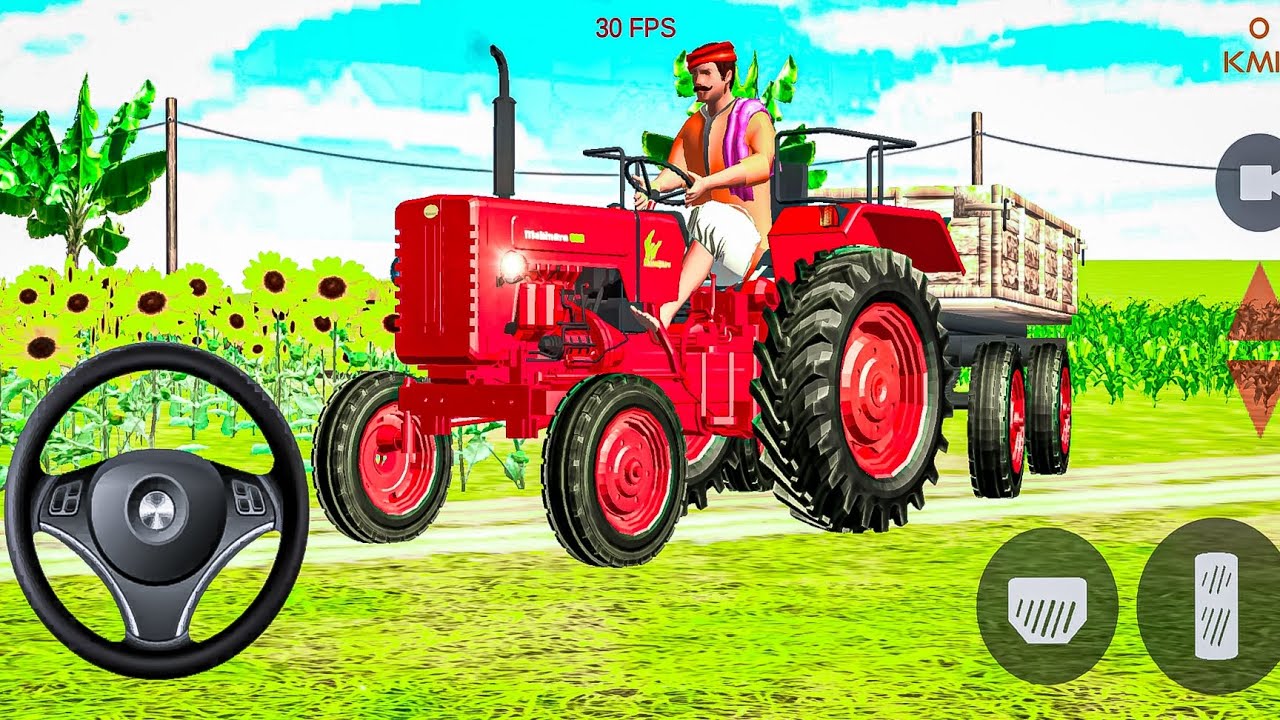 Indian Tractor Driving 3d | Mahindra Tractor | Tractor Games | Part 22 ...