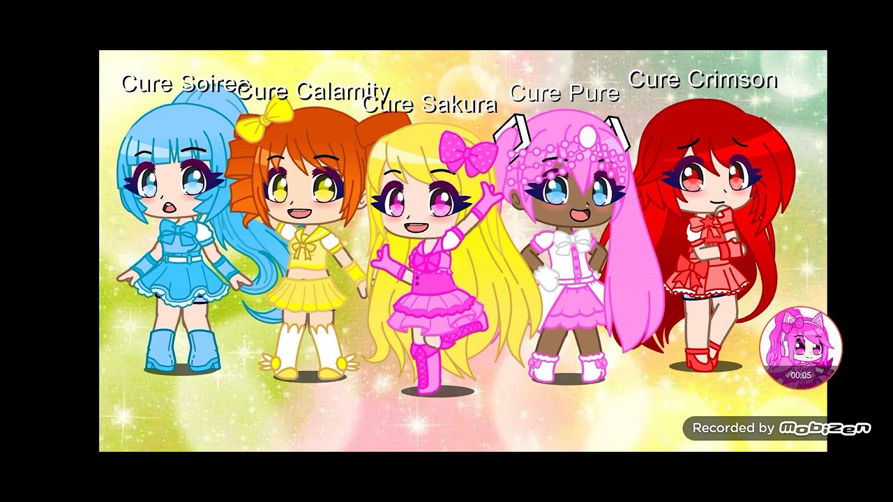 Blue Rose Precure Group Transformation pose Scene - YouTube