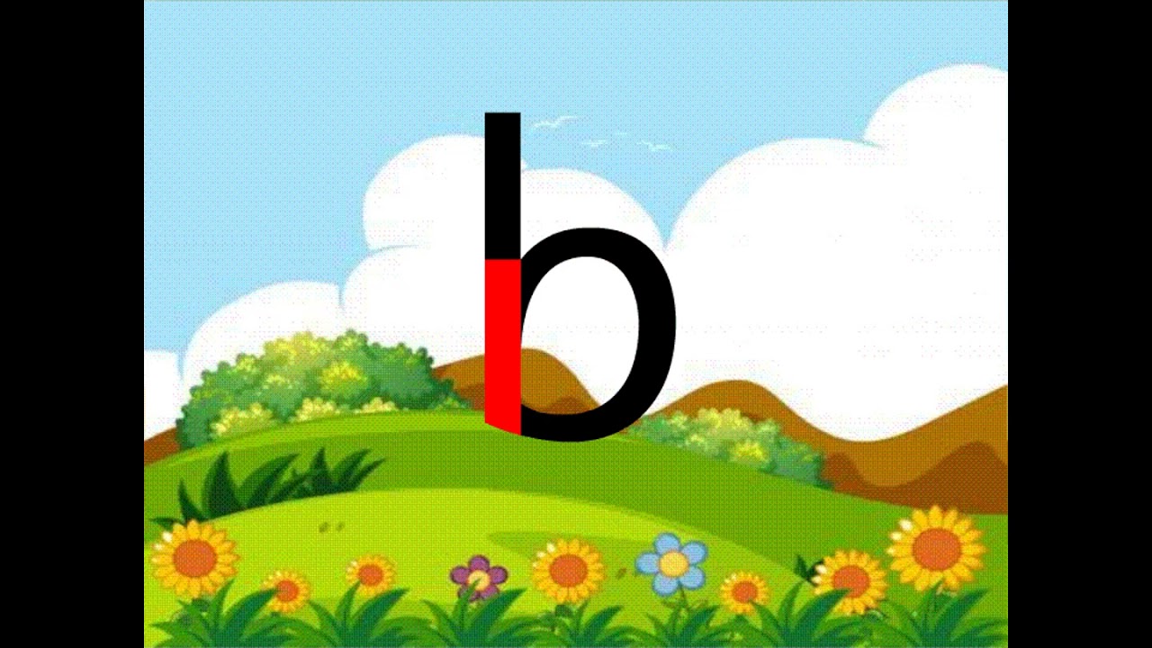 Formation of letter b - YouTube