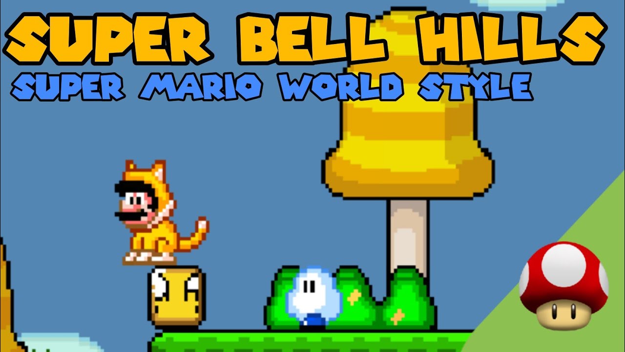 Super Bell Hills, pero al estilo de SMW | FG's Custom Levels #1 | SM4J ...