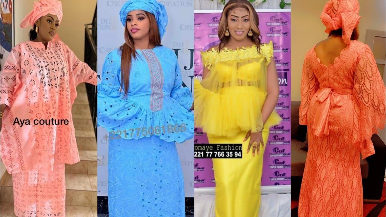 💖Plus BEAUX models,DENTELLE en style Senegalaise #senegal - YouTube