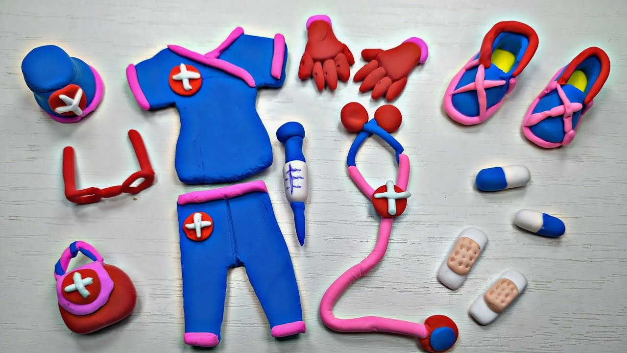 DIY How to Make Polymer Clay MiniatureDoctor Set | DIY Easy Clay ...