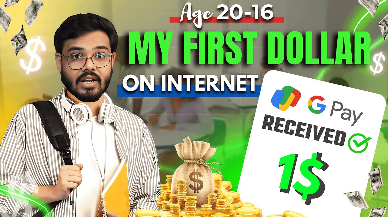 How I made my 1st dollar on internet so you can copy me! #story1 - YouTube