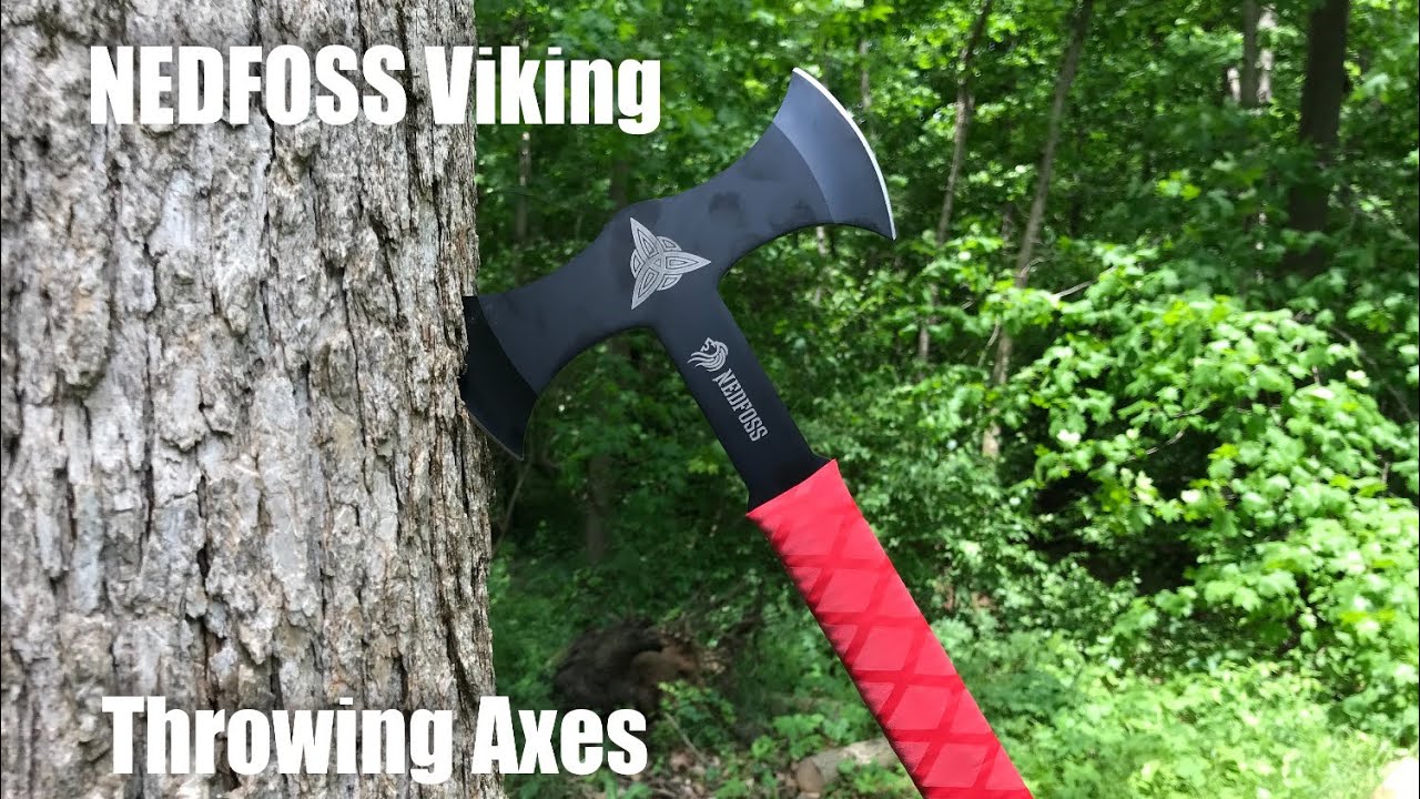 NEDFOSS Viking BAT Throwing Axes - See them in action! - YouTube