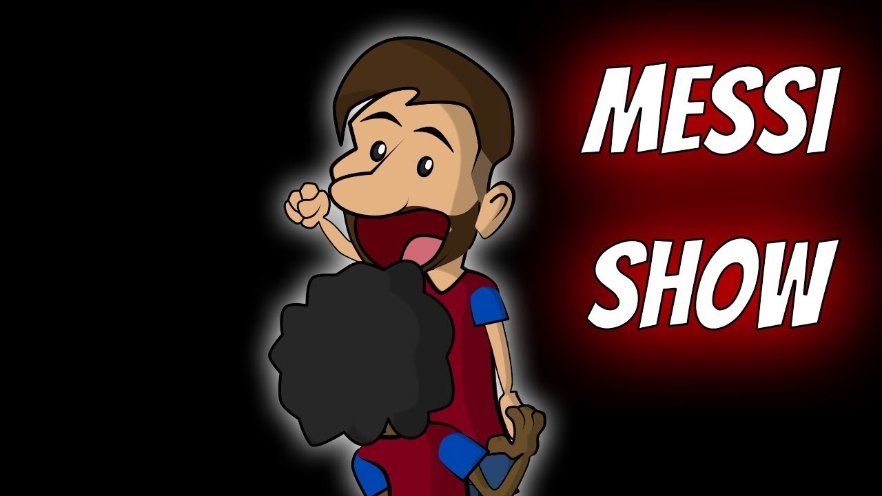 Goal Messi (Barcelona-Sevilla) Cartoon - YouTube