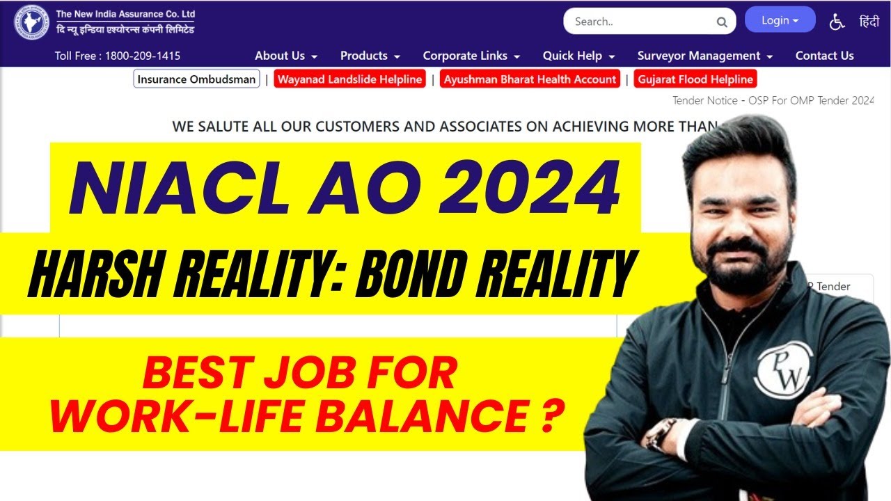 NIACL PO 2024 | Best Job for Work-Life Balance? | NIACL PO Job Profile ...
