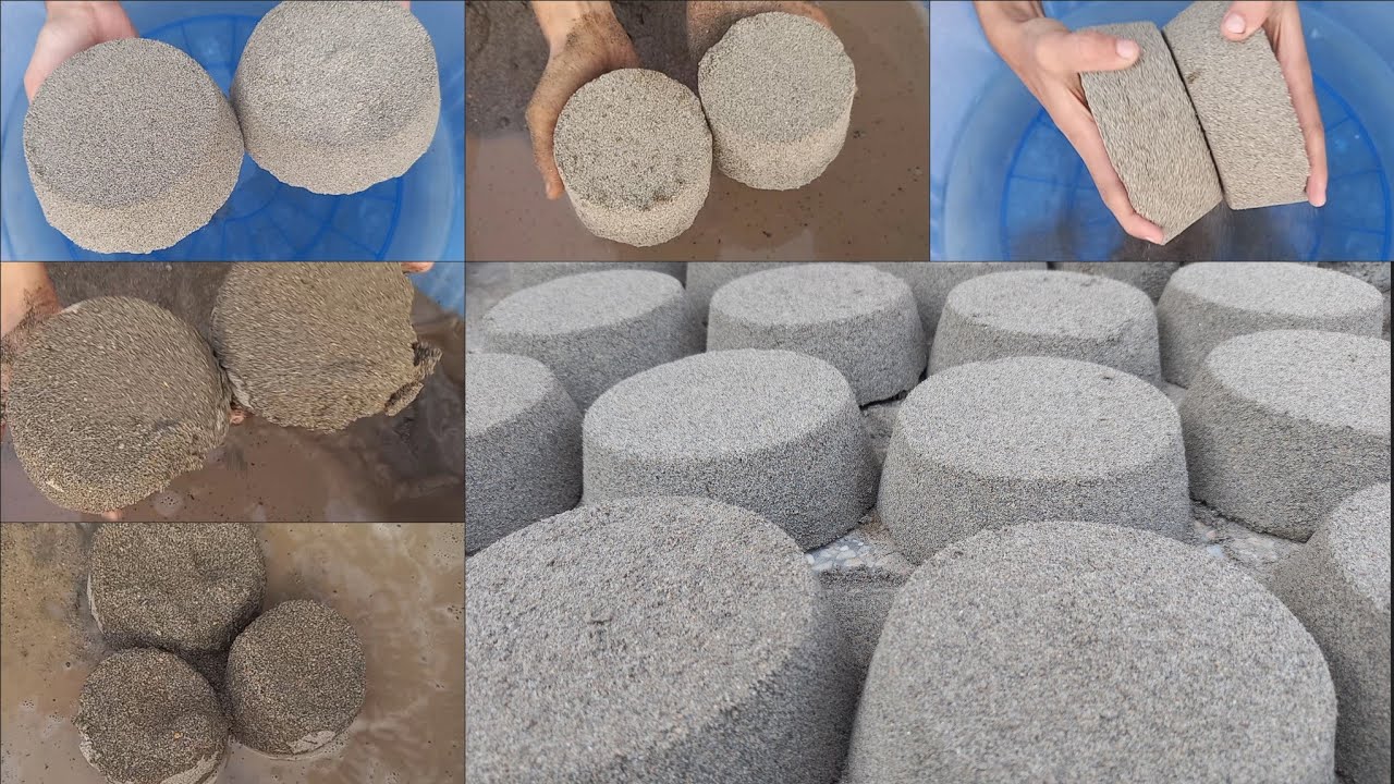 Asmr:💯Pure Sand Bowls Smashing/Crumbling/Dipping In Water💦 - YouTube
