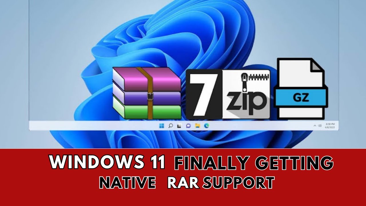 Windows 11 Finally Getting Native RAR Support - YouTube