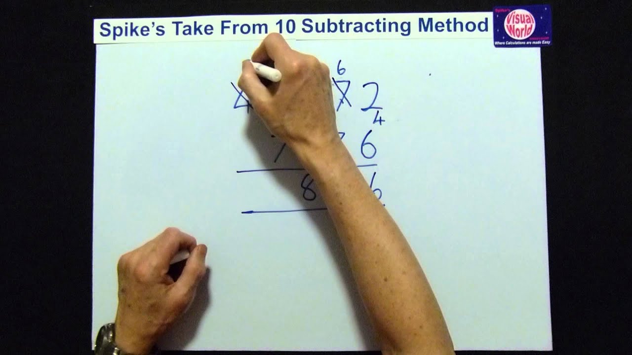 Spike's Easy Take From 10 Subtraction Method - YouTube