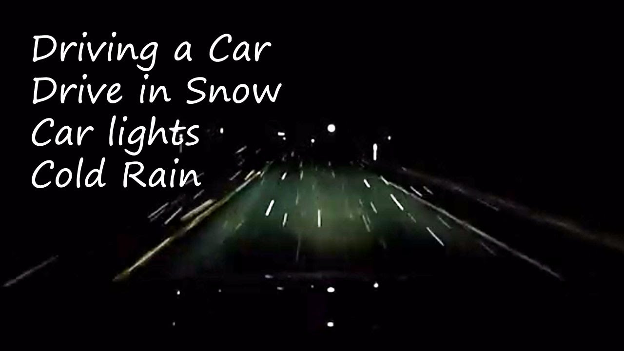 Calm Sounds | Relaxing Sounds : Driving a Car, Drive in Snow, Car ...