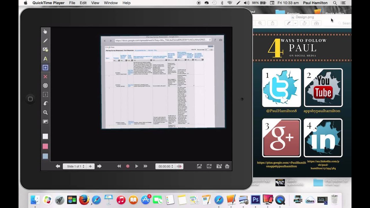 Google Sheets and Explain Everything - YouTube
