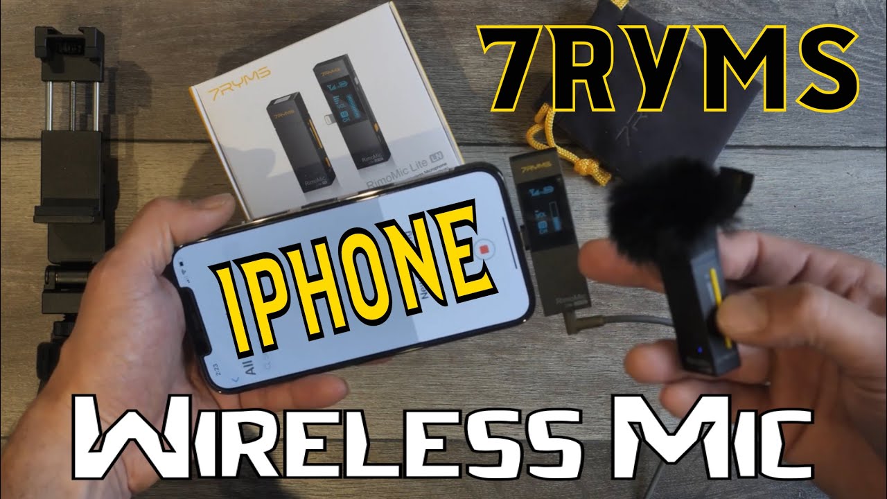 7RYMS Wireless Microphone For Iphone ( How To Setup / Features / Test ...