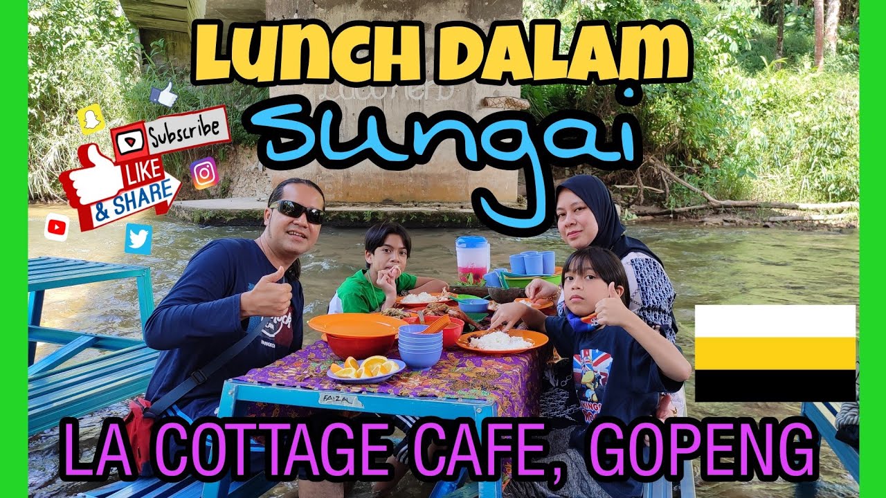 WE LUNCH IN THE RIVER !! La Cottage Cafe, Gopeng (Food Review) 2021 ...