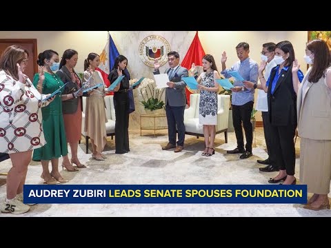 Audrey Zubiri leads Senate spouses foundation - YouTube
