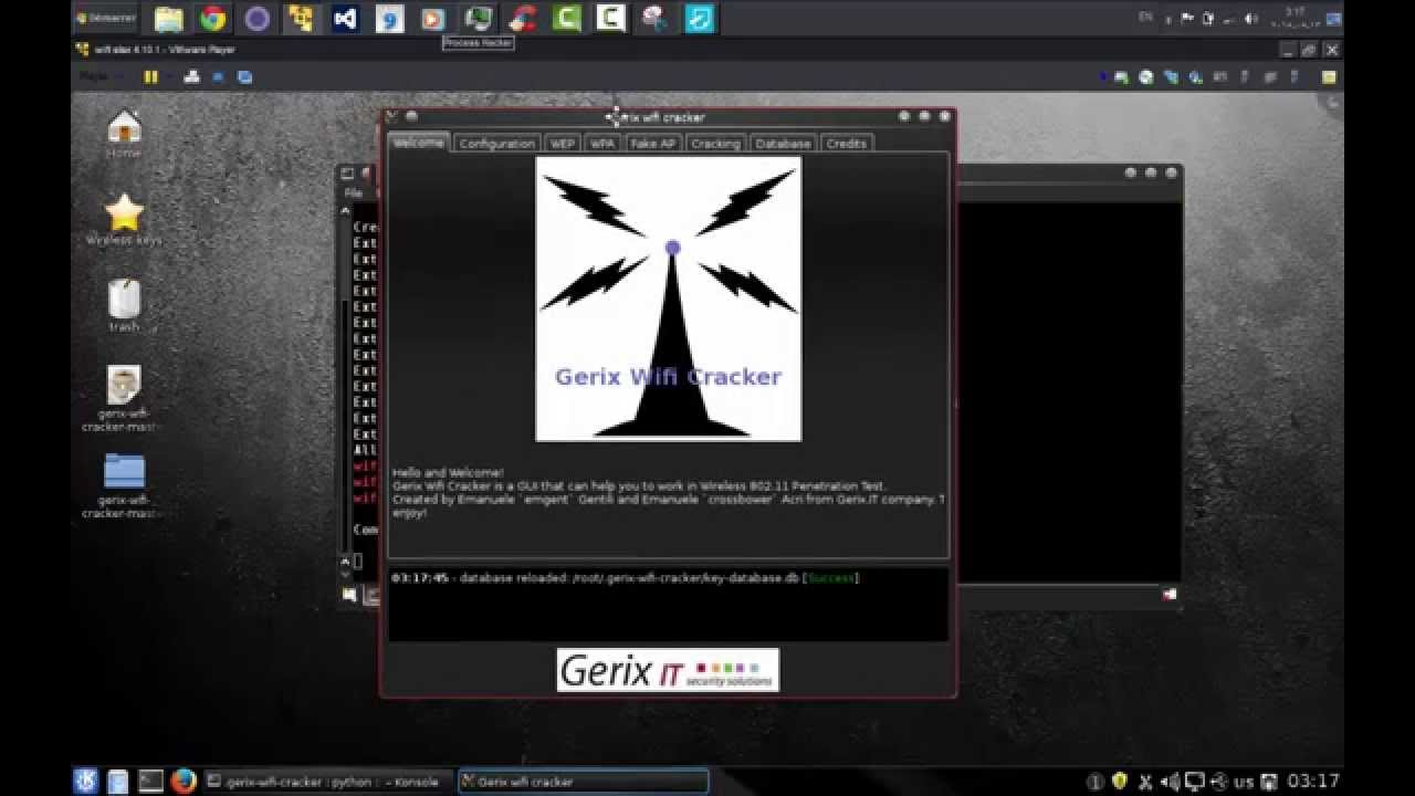 تثبيت gerix-wifi-cracker على wifislax & kali linux - YouTube