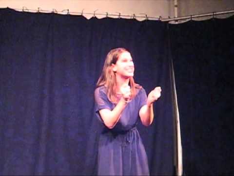 Sarah Spangenberg singing "Calm" from Ordinary Days at the Cranky ...