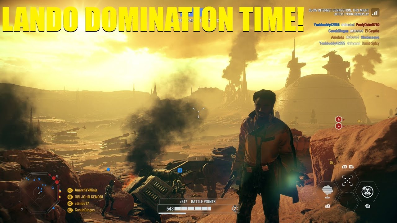 Lando was woopin some droid a*s this match! - Star Wars battlefront 2 ...