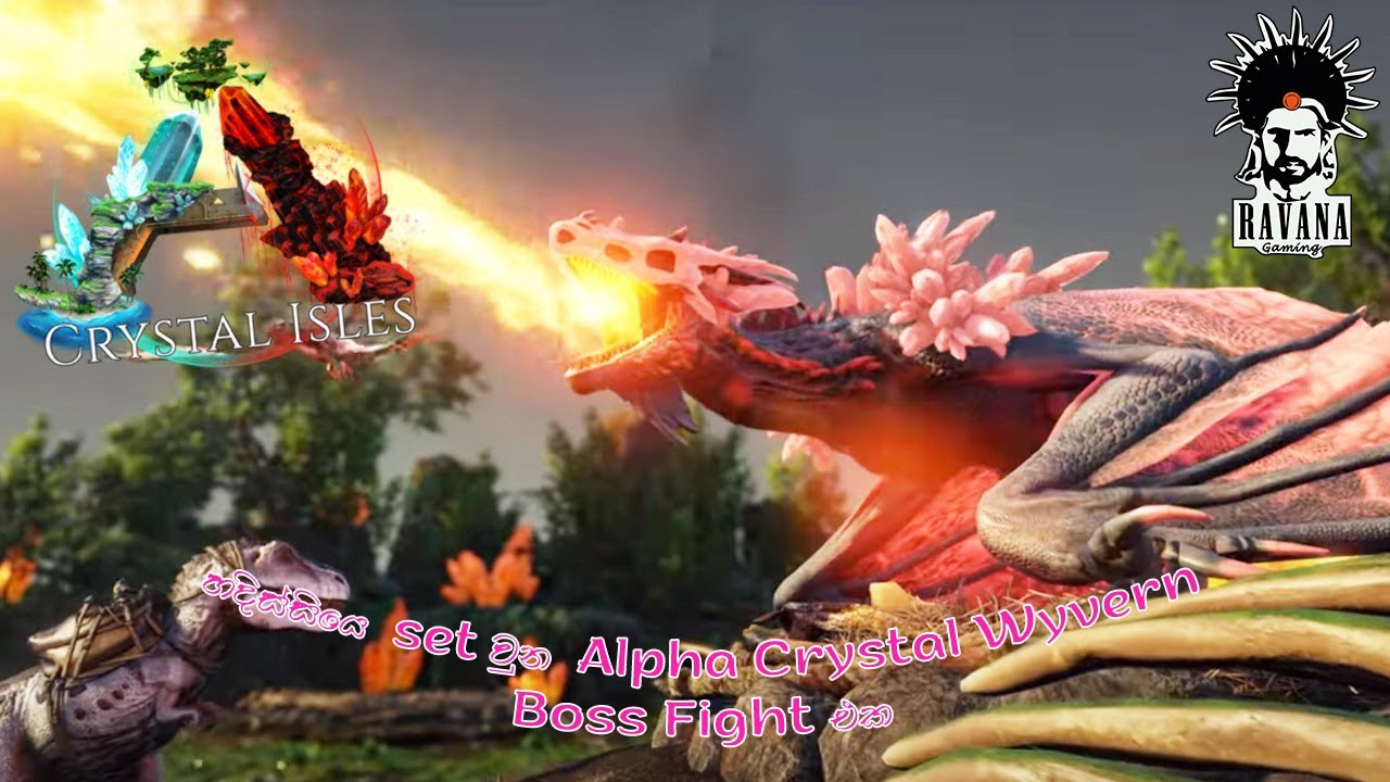 Ark Survival Evolved | Crystal Isles | Alpha Crystal Wyvern Queen Boss ...