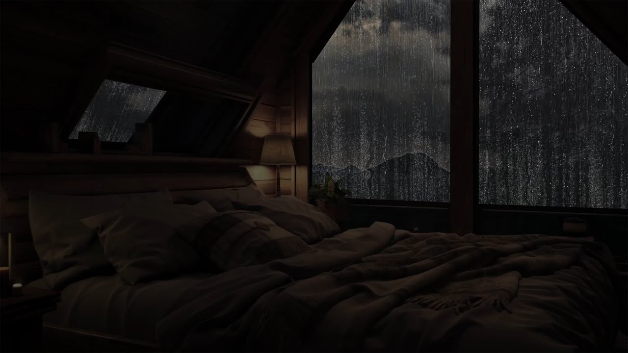 Rain on Window | Let Relax Yourself with Gentle Rain on Foggy Forest ...