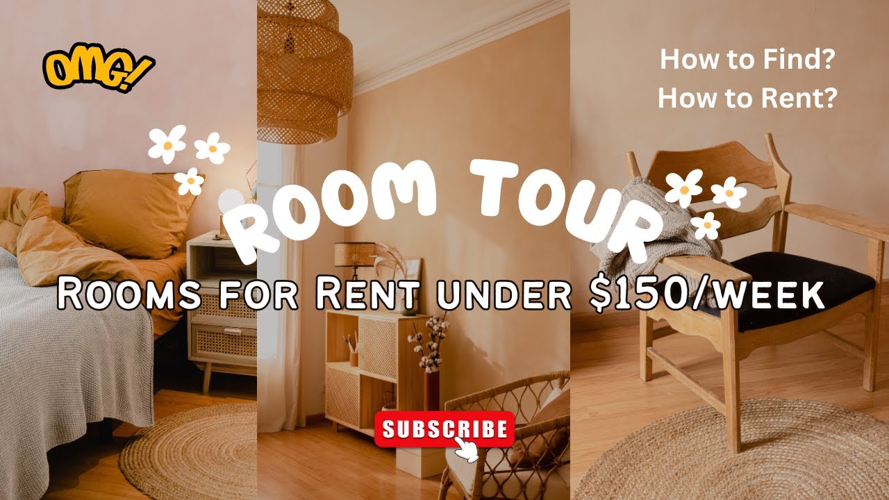 Room Tour of Rooms for Rent under $150/week | How to Find? - YouTube