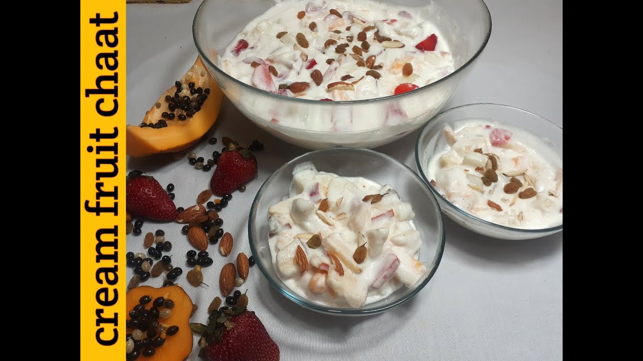 Cream Chaat Recipe ( RAMZAN SPECIAL ) |chef mehmood. - YouTube