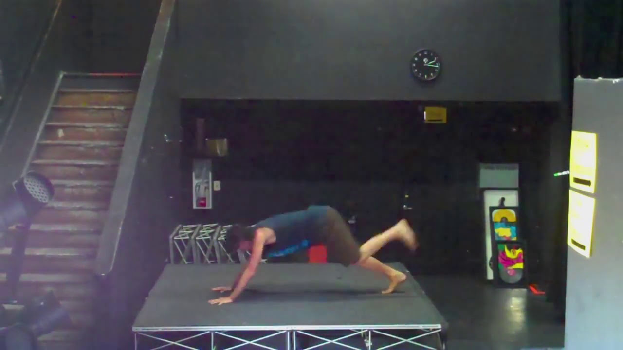 Backstage Yoga with Stick Figure and Cocoa The Tour Dog - YouTube