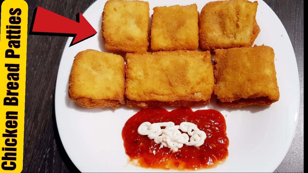 Chicken Bread Patties (Very Unique Very Easy) - YouTube