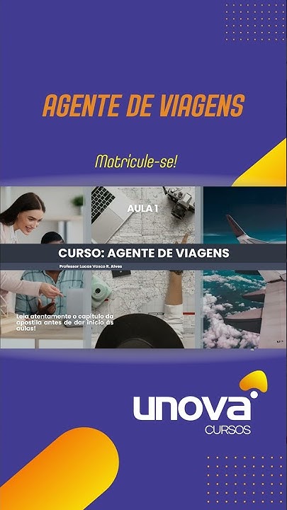 Curso de Agente de Viagens online e gratuito da Unova Cursos. - YouTube