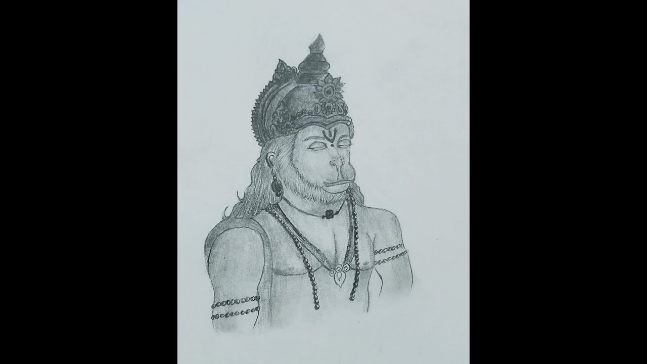 How to draw a Lord Hanuman || Pencil Sketch ||step by step easy ...