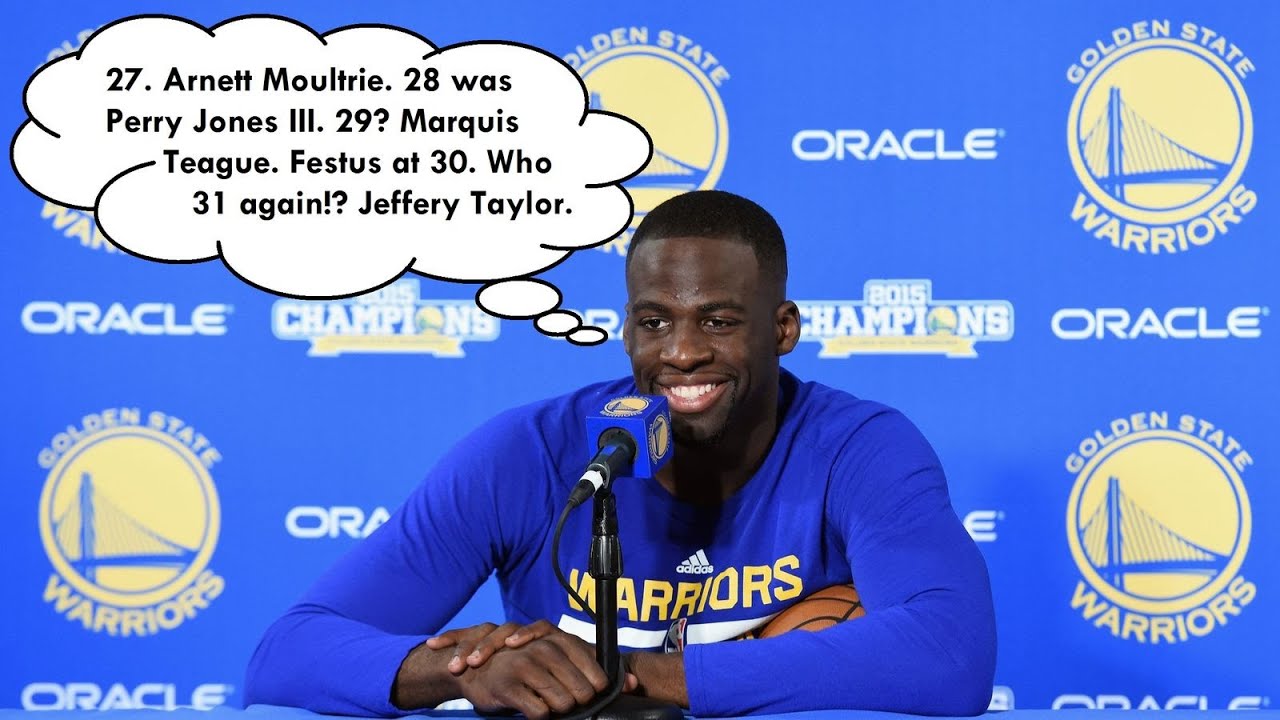 Draymond Green Names All 34 Players Drafted Before Him In The 2012 NBA ...