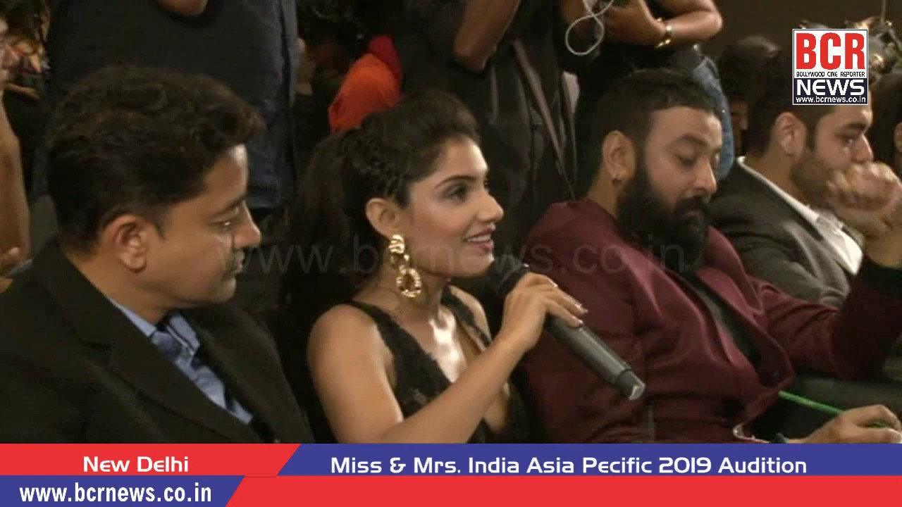 Miss & Mrs India Asia Pacific 2019 Audition in Delhi, Santosh Shukla ...